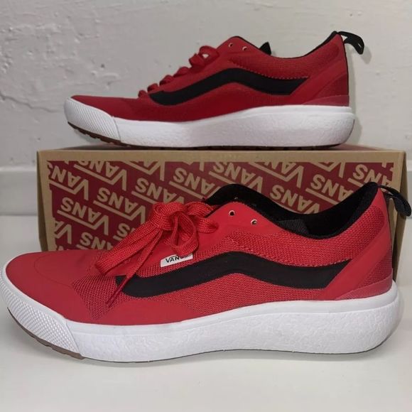 Vans | Shoes | Newvans Ultrarange Exo Red Black White Sneakers | Poshmark